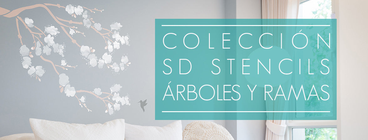 SD Stencils Árboles y Ramas -Stencils, plantillas para pintar – SD ...