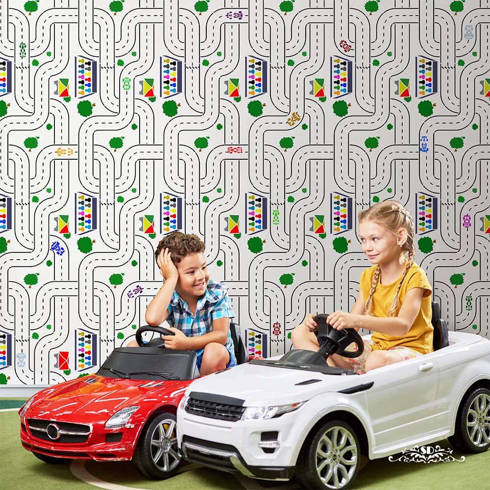 PLANTILLA PARA PAREDES FÓRMULA 1 -Stencil, Plantilla Decorativa para ...