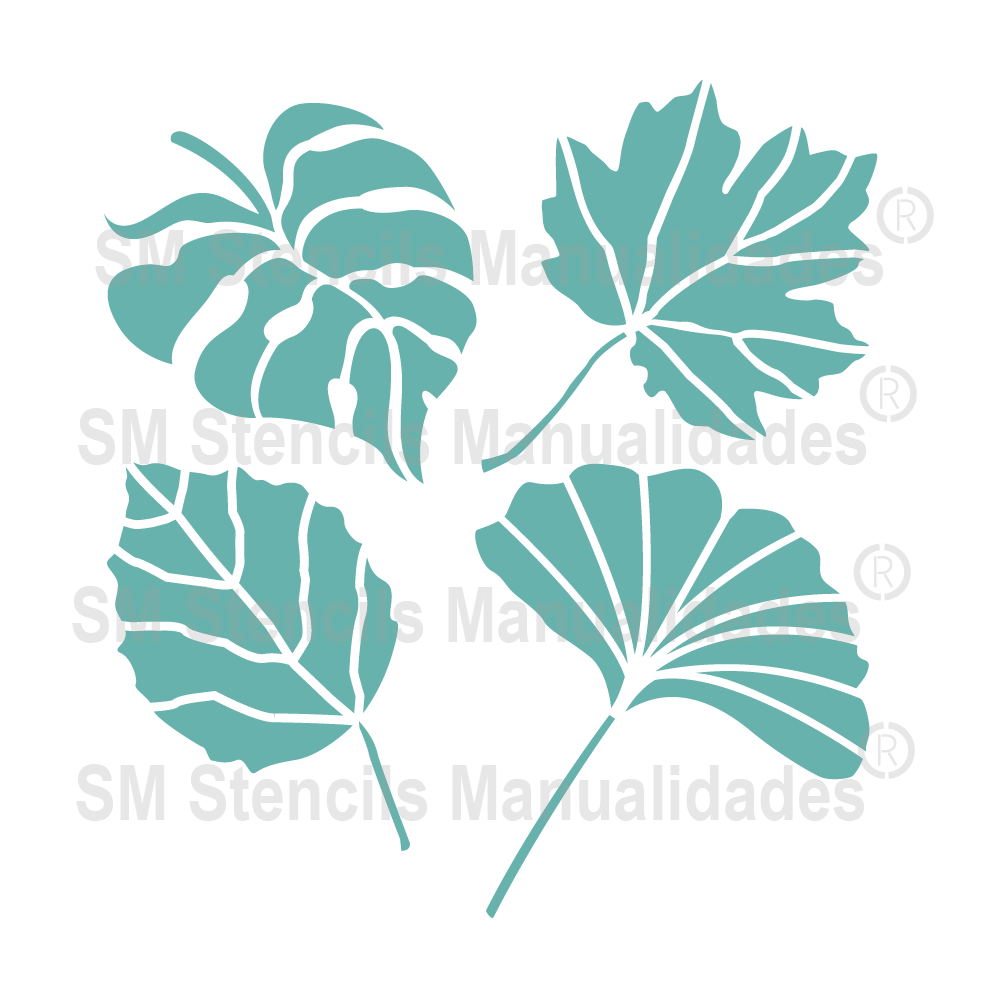 SM STENCILS ÁRBOLES Y RAMAS – SD Stencils Decorativos